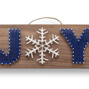 12 X 5 Winter Joy String Art Kit DIY Adult Christmas Craft Project - Etsy
