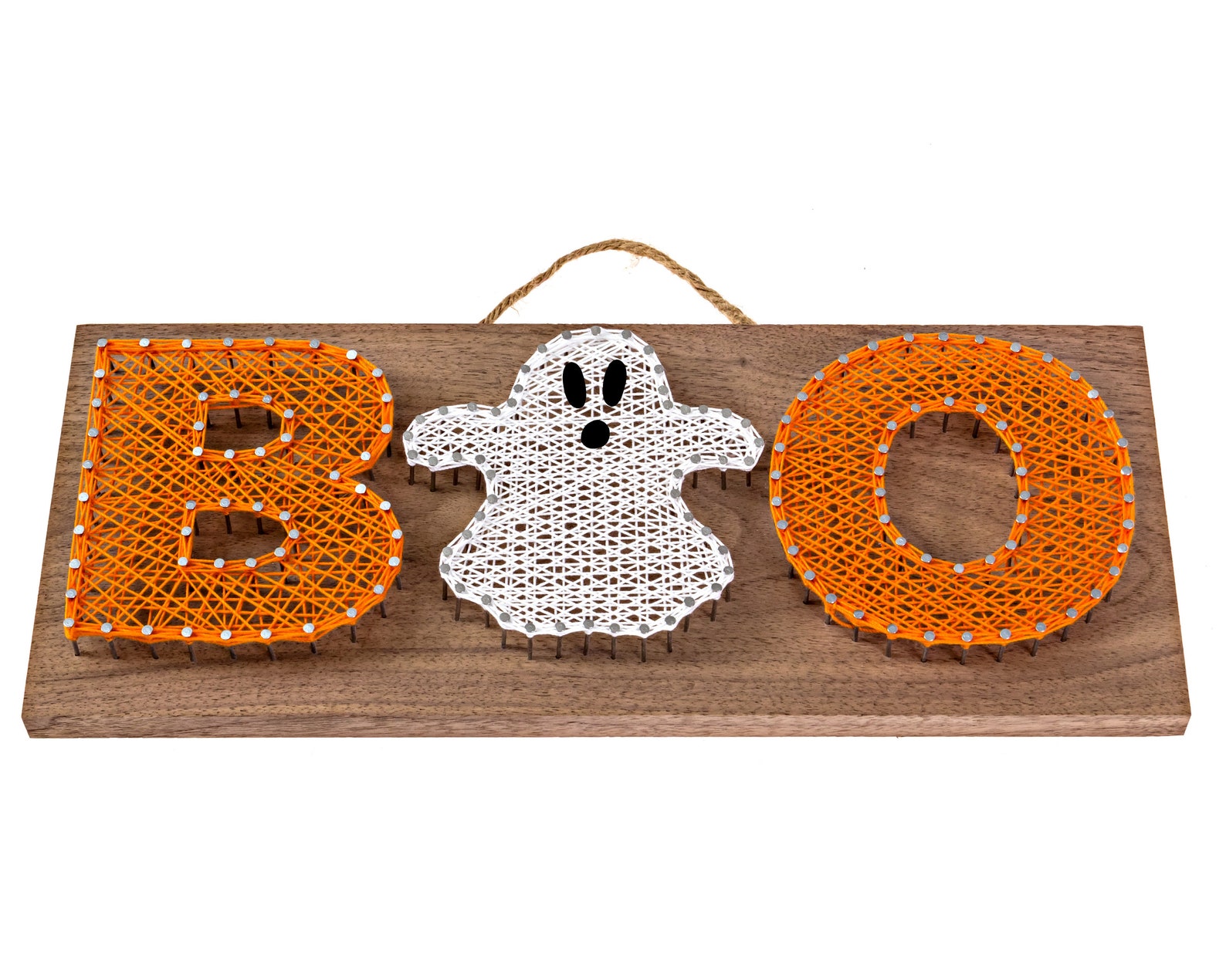 12 X 5 BOO Ghost String Art Kit DIY Adult Craft | Etsy