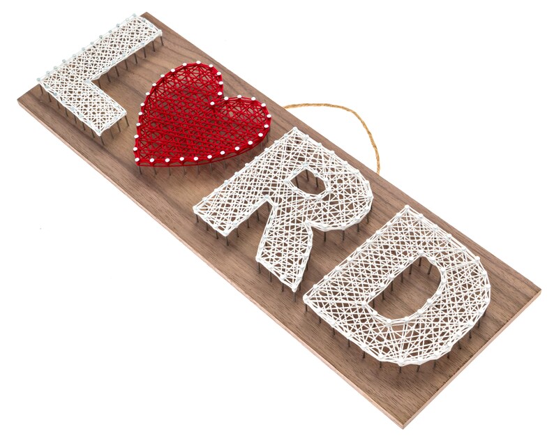 15 X 5 LORD String Art Kit DIY Adult Religious | Etsy