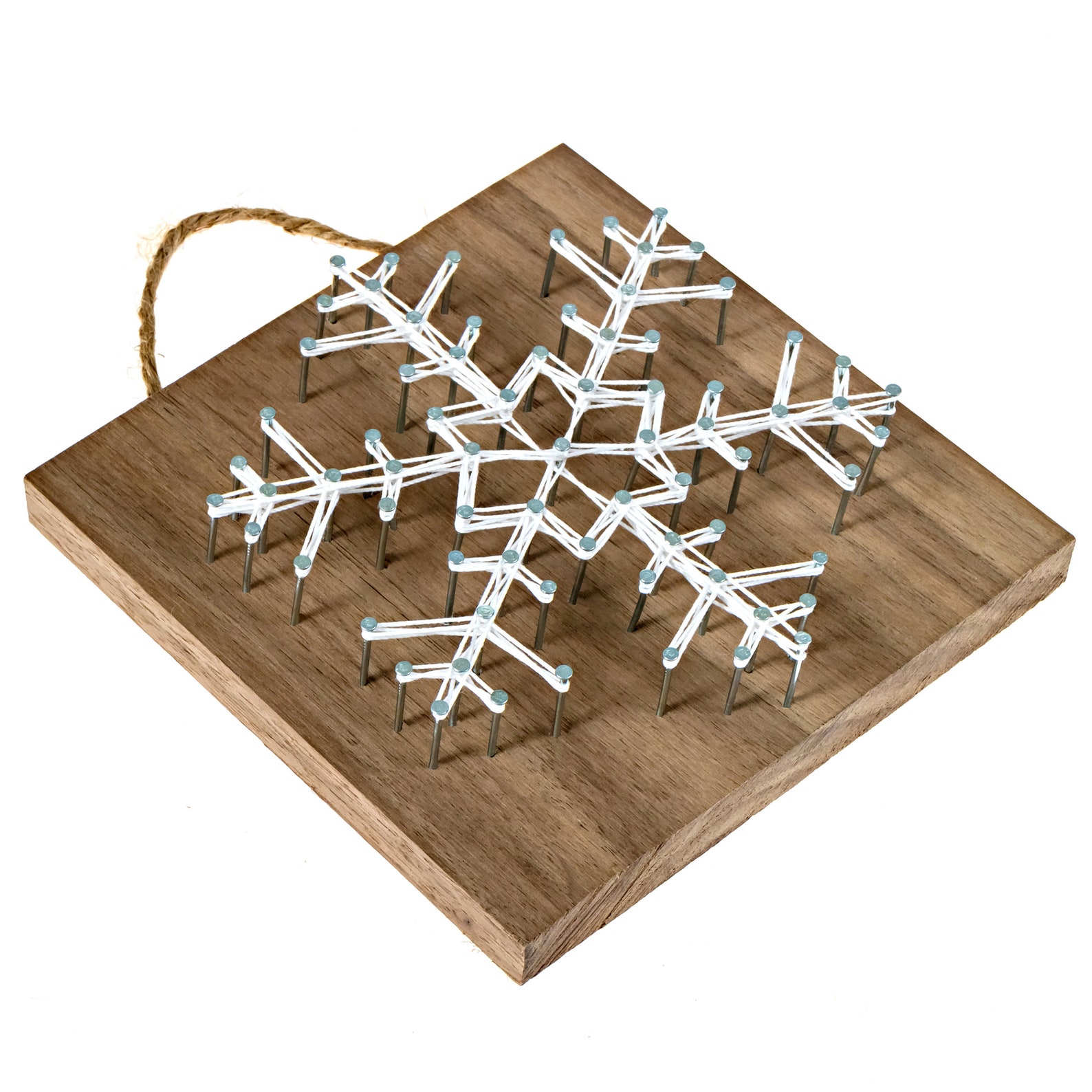 5 X 5 Snowflake String Art Kit DIY Adult | Etsy