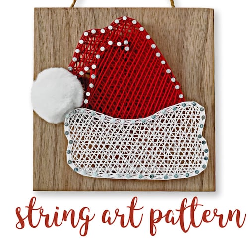 Winter JOY String Art PATTERN DIY Christmas Holiday Adult - Etsy