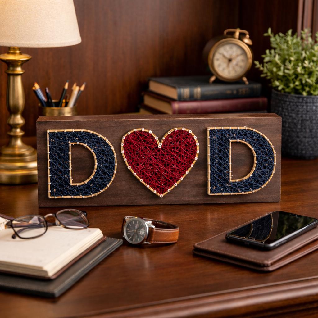 DAD String Art Pattern - Printable PDF - DIY Father's Day Decor - Etsy