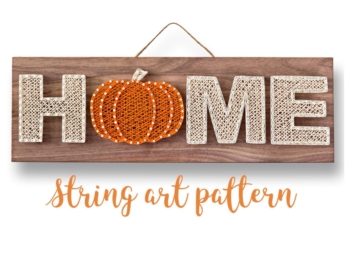 Welcome to Our Patch String Art PATTERN DIY Thanksgiving - Etsy