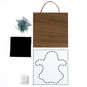 5" X 5" Ghost String Art Kit | DIY Adult Halloween Holiday Craft ...