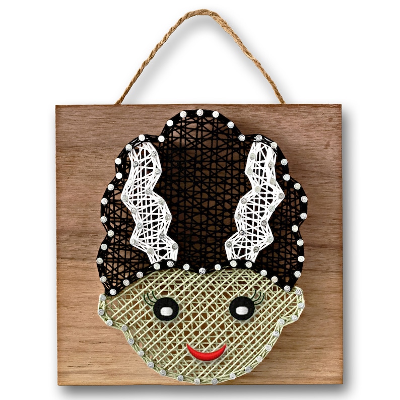 Frankenstein's Bride String Art Kit: DIY Halloween Craft (5" X 5") - Etsy