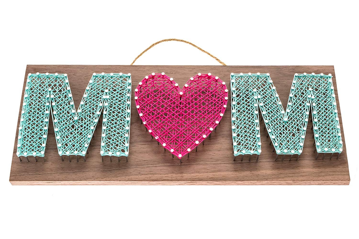 12 X 5 MOM String Art Kit DIY Adult Mother's | Etsy