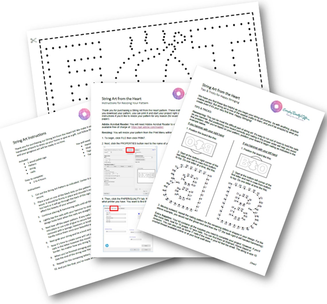 EAT Turkey String Art PATTERN DIY Thanksgiving Christmas | Etsy