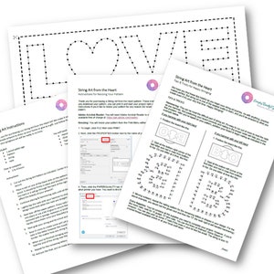 LOVE String Art PATTERN | DIY Adult Crafts, Teen Crafts, Valentine's ...