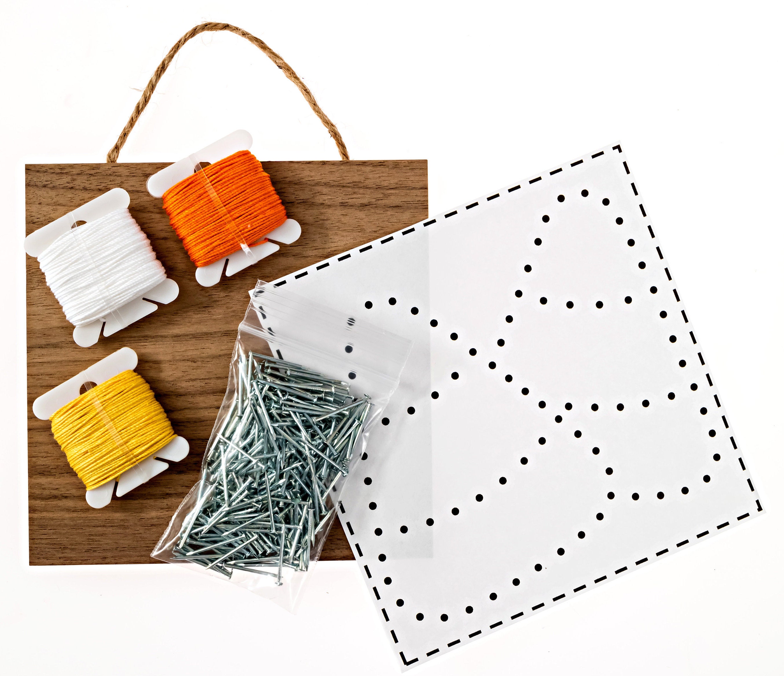 5 X 5 Candy Corn String Art Kit DIY Adult Teen - Etsy