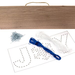 12" X 5" Winter Joy String Art Kit | DIY Adult Christmas Craft Project ...