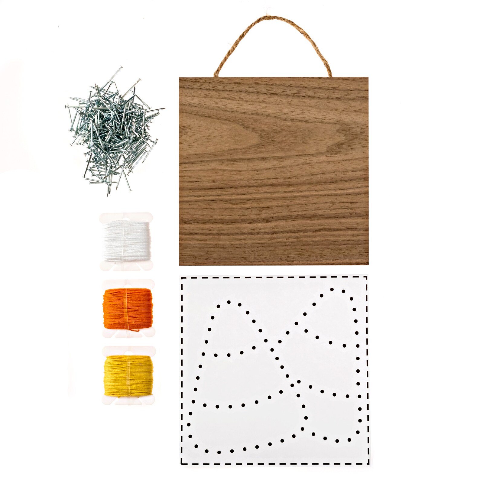 5 X 5 Candy Corn String Art Kit DIY Adult Teen - Etsy