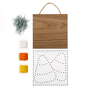 5" X 5" Candy Corn String Art Kit | DIY Adult Teen Halloween ...