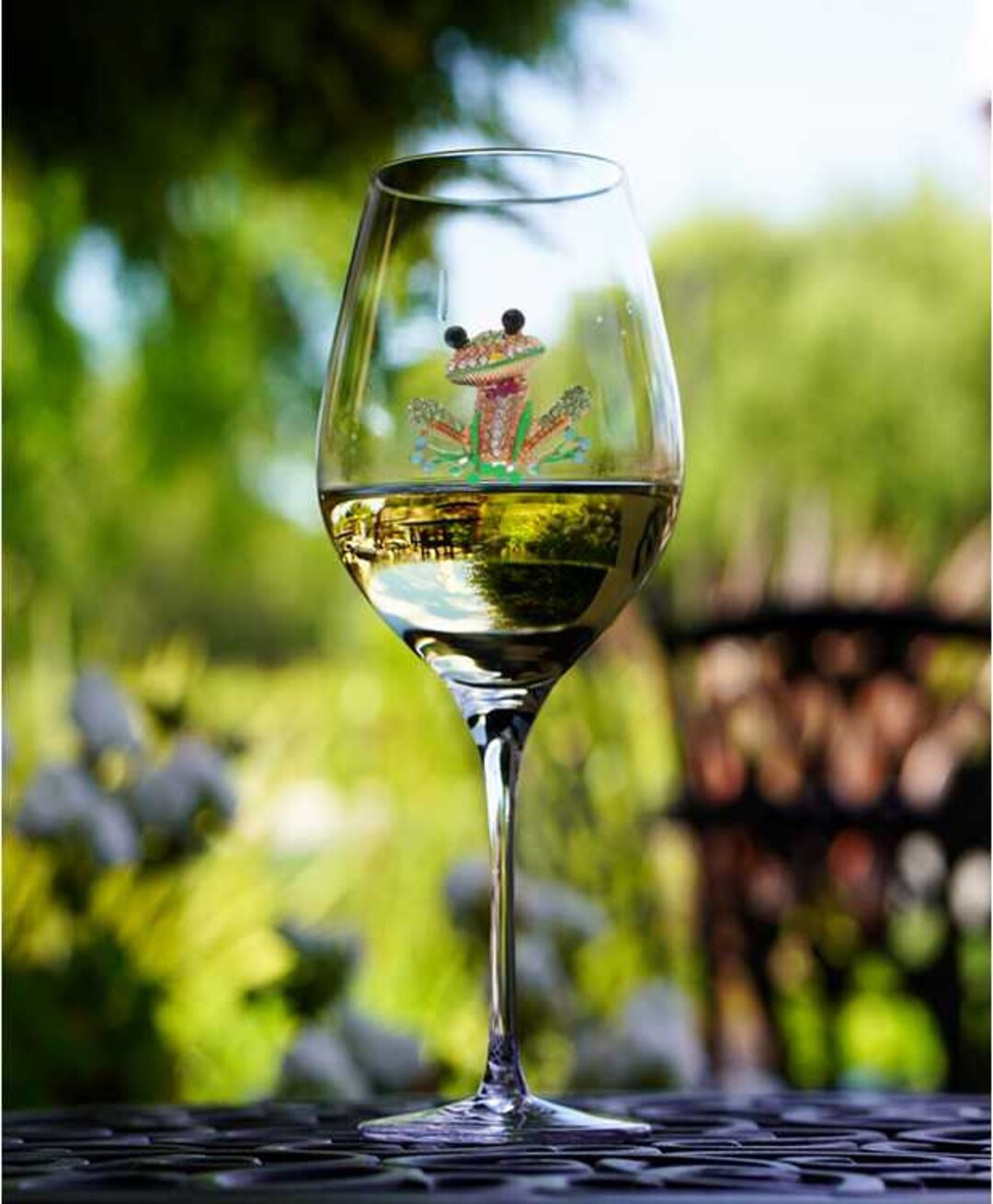 Frog Tipsy Sip magnetic Bling for Your Wine Glass - Etsy