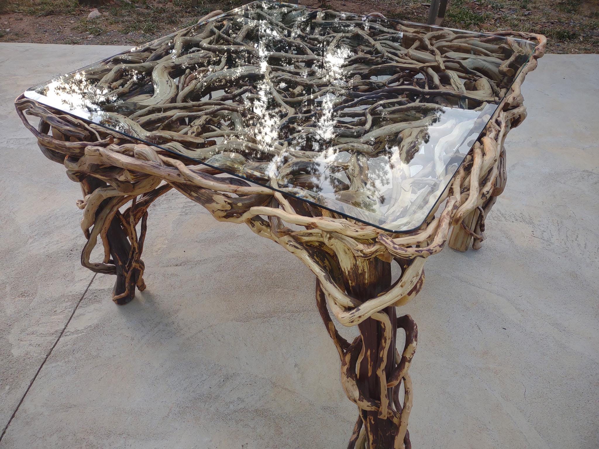 Manzanita Root Hand Woven Dining Table - Etsy