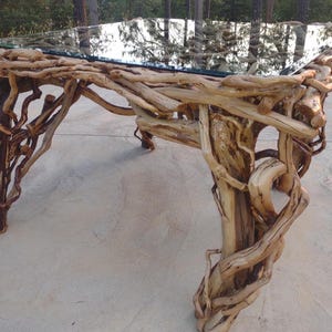 Manzanita Root Hand Woven Dining Table - Etsy