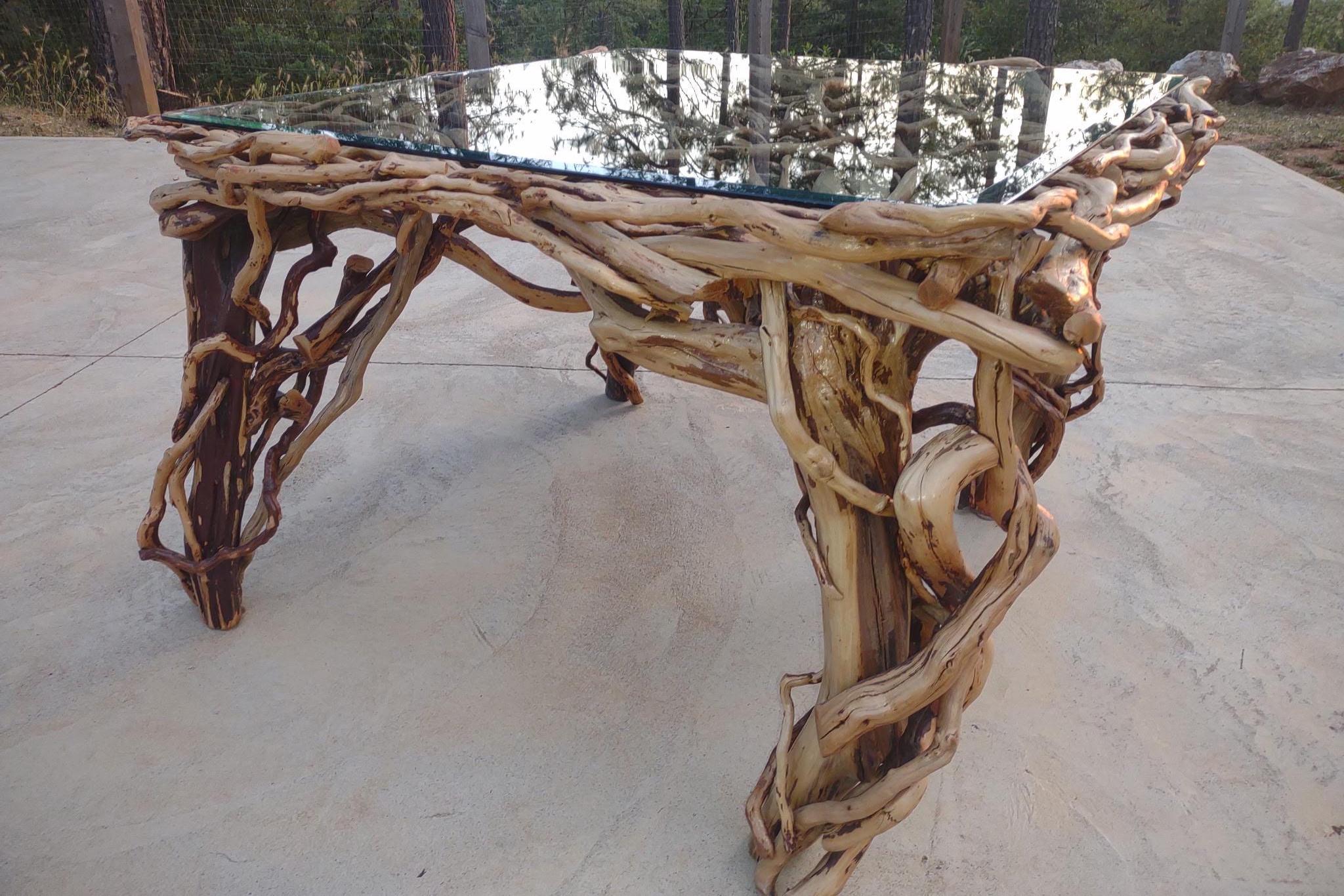 Manzanita Root Hand Woven Dining Table - Etsy