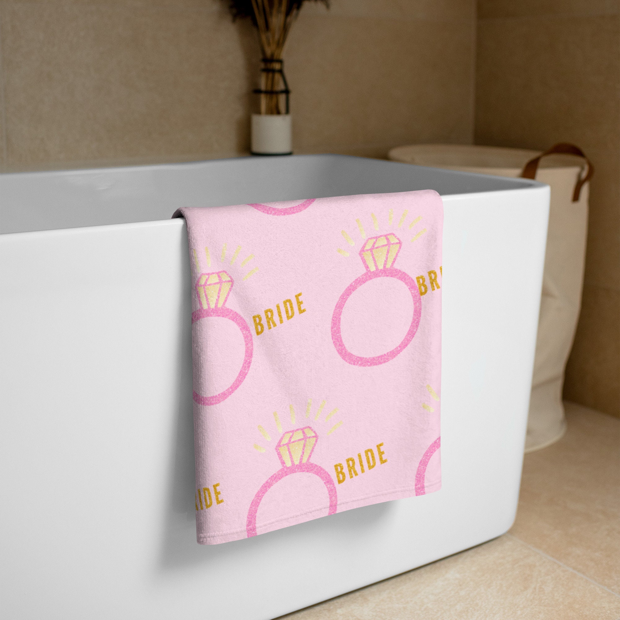 Bride Towel, She Said Yes, Wedding Accessories, Bride to Be Beach Towel ...