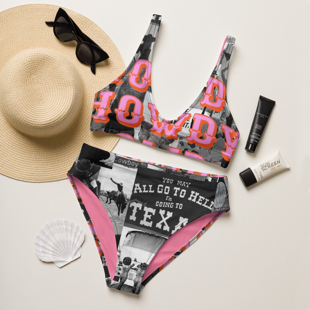 Howdy Cowboy High-waisted Bikini by Bunanuhfit, Country and Western Two ...