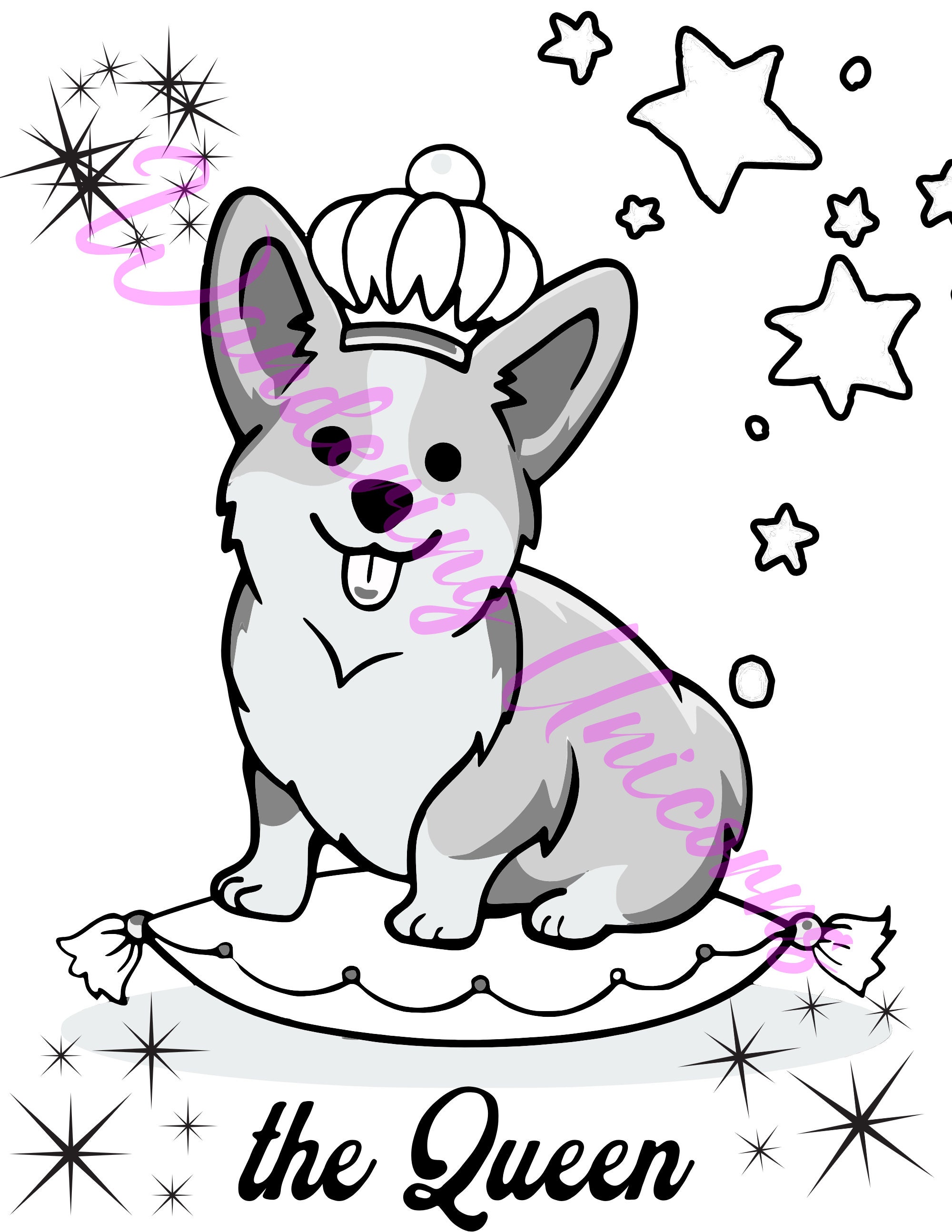 Corgi Dog Coloring Pages 11 Pg Bundle - Etsy