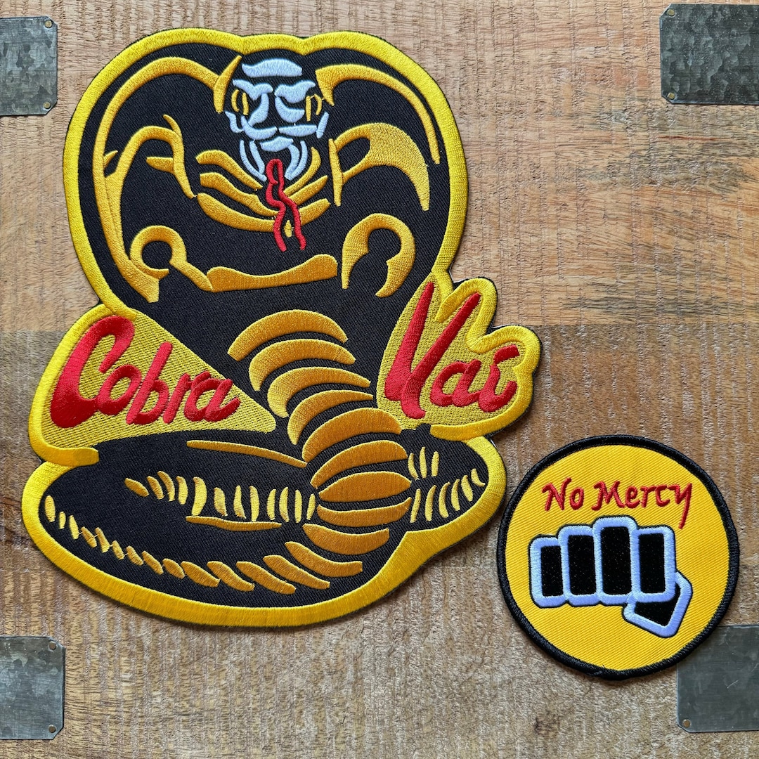 Karate Kid Cobra Kai Back Big Dojo Complete Uniform Embroidered Patch ...