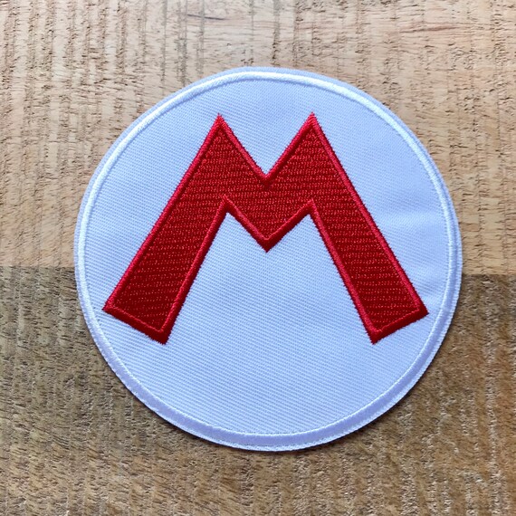 Super Mario Bros Mario Hat Embroidered Patch Sew On Iron On | Etsy