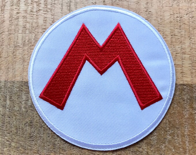 Super Mario Bros Mario Hat Embroidered Patch Sew on Iron on - Etsy