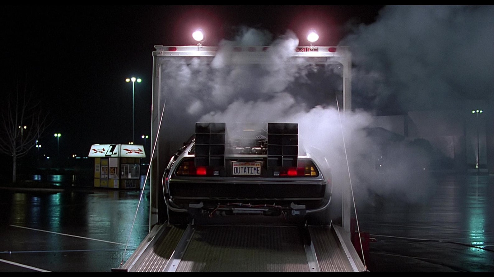 Back to the Future Delorean License Plate Patch California Outatime ...