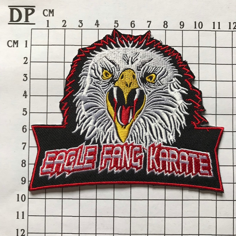 Cobra Kai Eagle Fang Dojo Embroidered Sew on Iron on Patch Badge Daniel ...