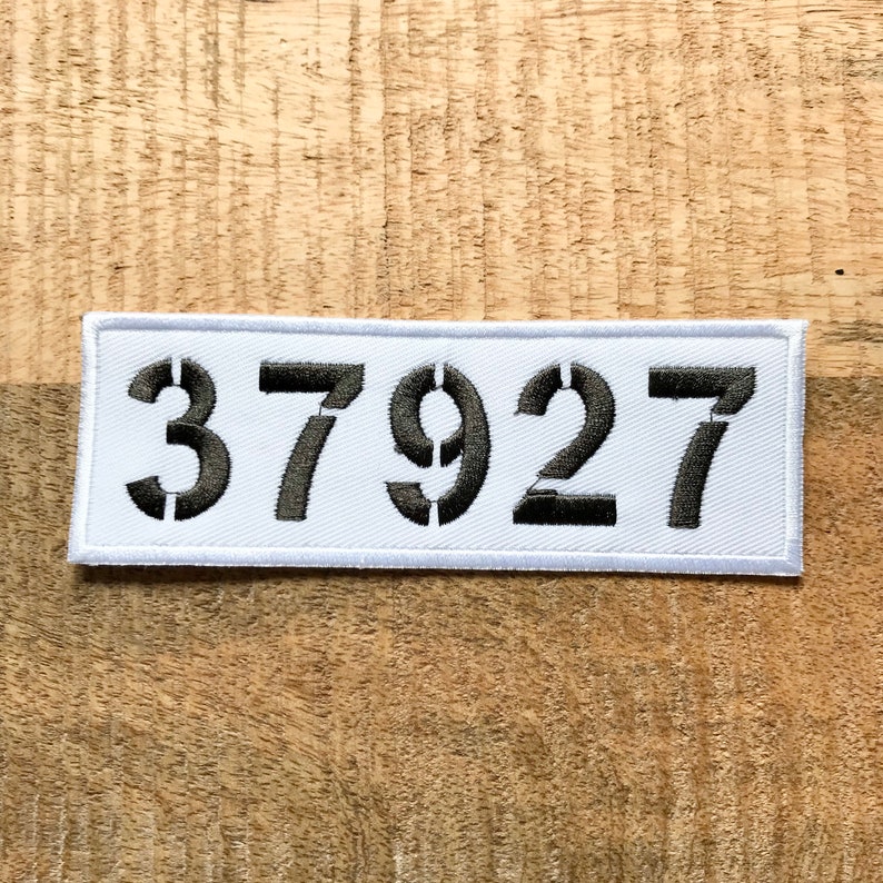 The Shawshank Redemption Inmate Number Patch Andy Dufresne & | Etsy