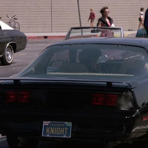 Knight Rider License Plate Patch California Embroidered Sew on Iron on ...