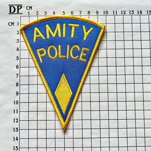 Jaws Amity Police Chief Martin Brody Embroidered Patch Iron on Sew ...