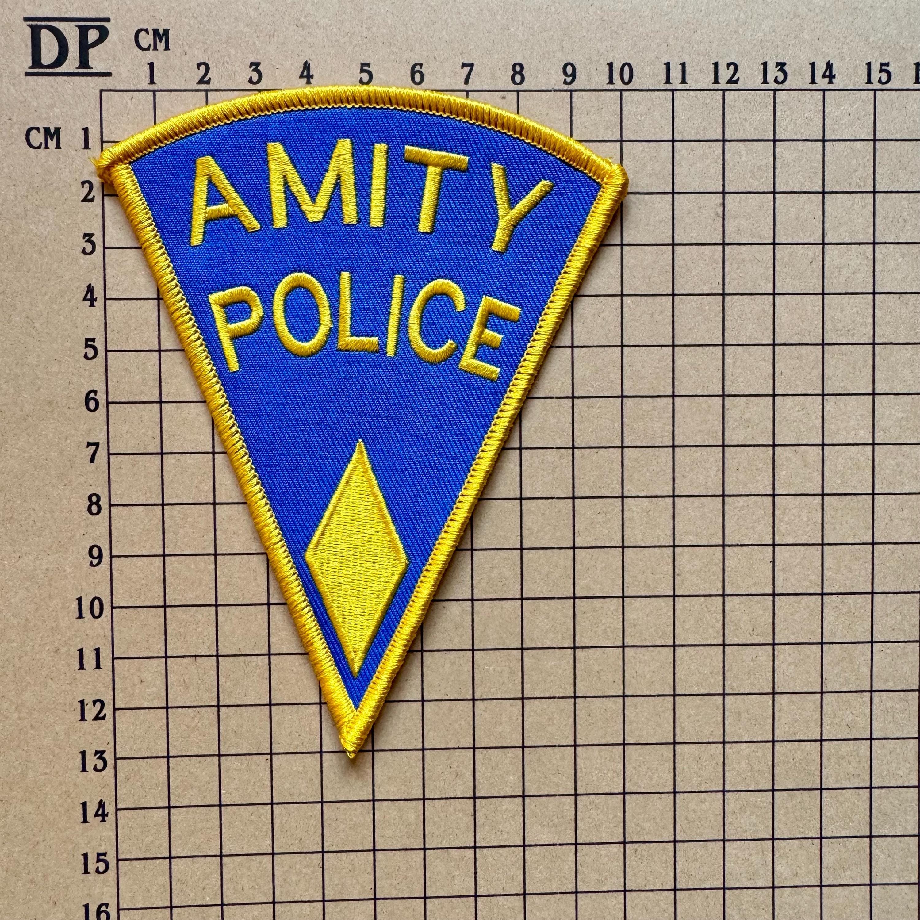 Jaws Amity Police Chief Martin Brody Embroidered Patch Iron on Sew ...
