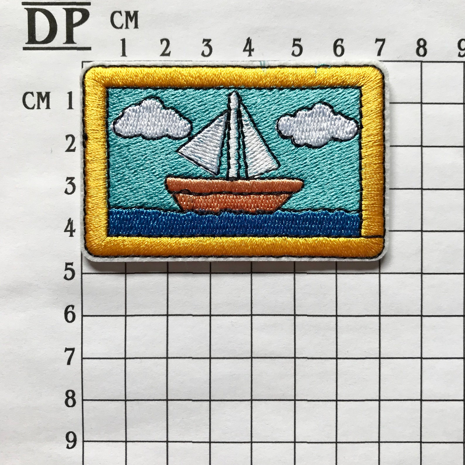 The Simpsons Boat Painting Embroidered Patch Sew On Iron On - Etsy España
