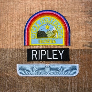 Alien Ellen Ripley Uniform USCSS Nostromo Coveralls Crew Set Patches ...