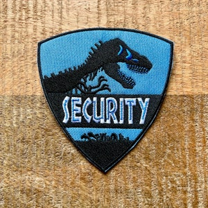 Jurassic World Security Uniform Embroidered Patch Iron on Sew Badge DIY ...