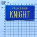 Knight Rider License Plate Patch California Embroidered Sew on - Etsy