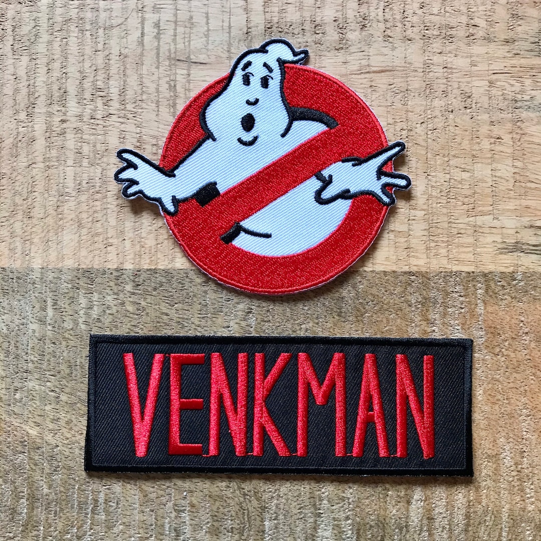 Ghostbusters Uniform Embroidered Sew on Iron on Patch Badge Patch Stantz Venkman Zeddemore ...