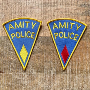 Jaws Amity Police Chief Martin Brody Embroidered Patch Iron on Sew ...