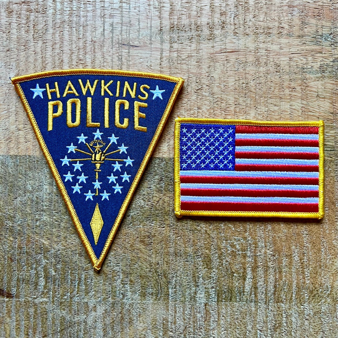 Stranger Things Jim Hopper Hawkins Police Patch Embroidered Iron on Sew ...