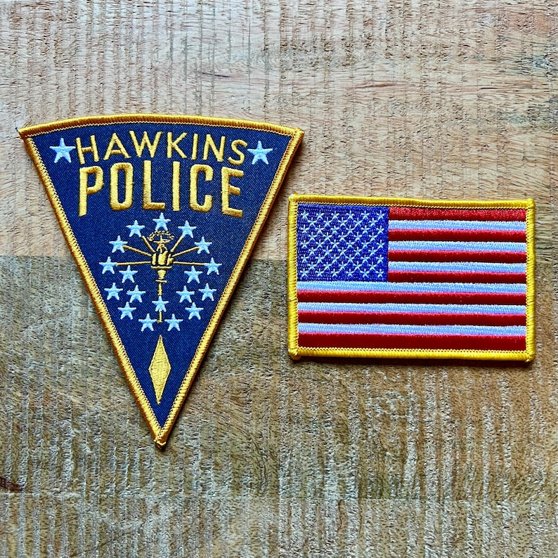 Stranger Things Jim Hopper Hawkins Police Patch Embroidered - Etsy