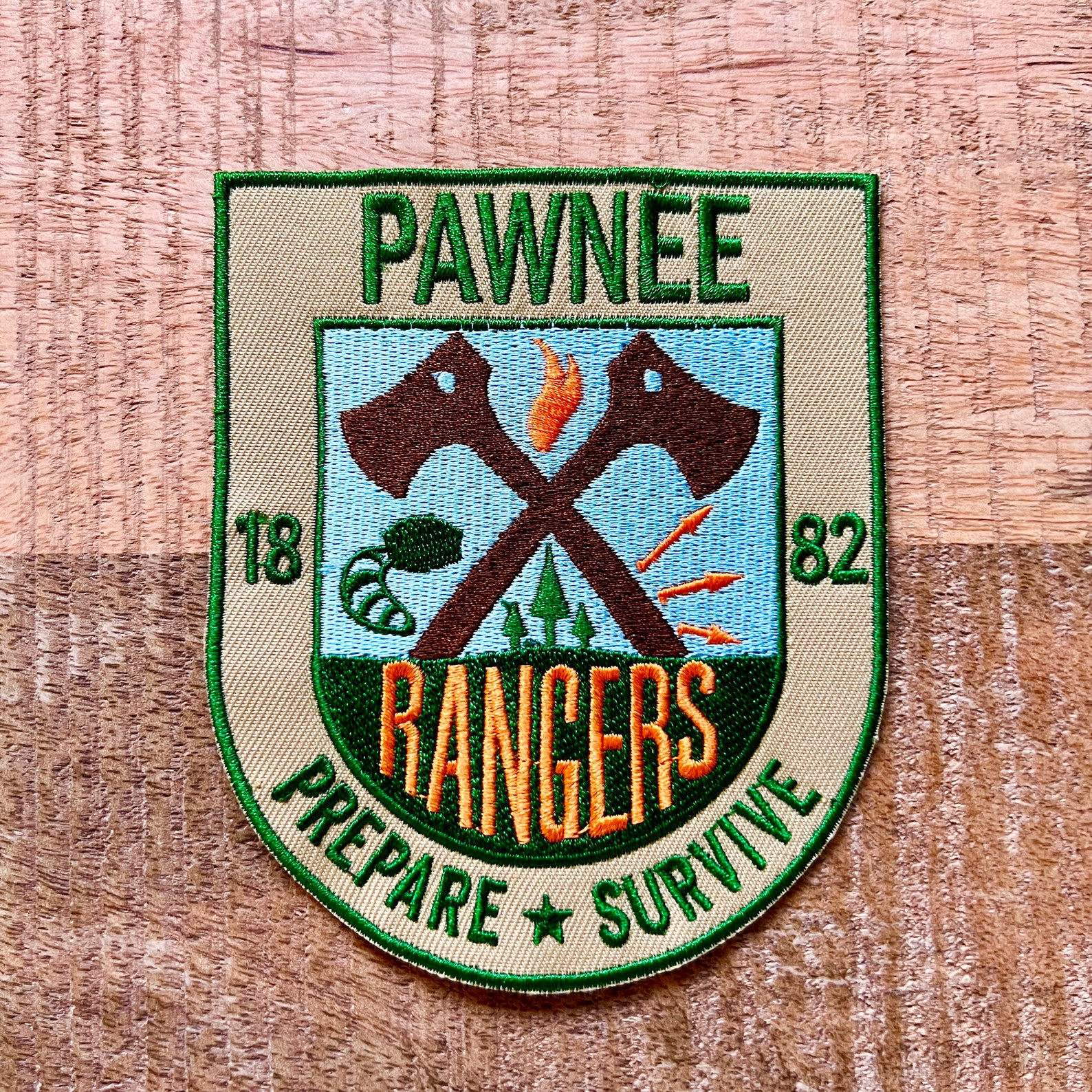 Parks and Recreation Leslie & Ron Uniform Patch Embroidered Iron on Sew ...