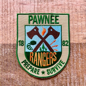 Parks and Recreation Leslie & Ron Uniform Patch Embroidered Iron on Sew ...