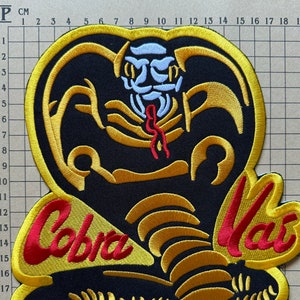 Karate Kid Cobra Kai Back Big Dojo Complete Uniform Embroidered Patch ...