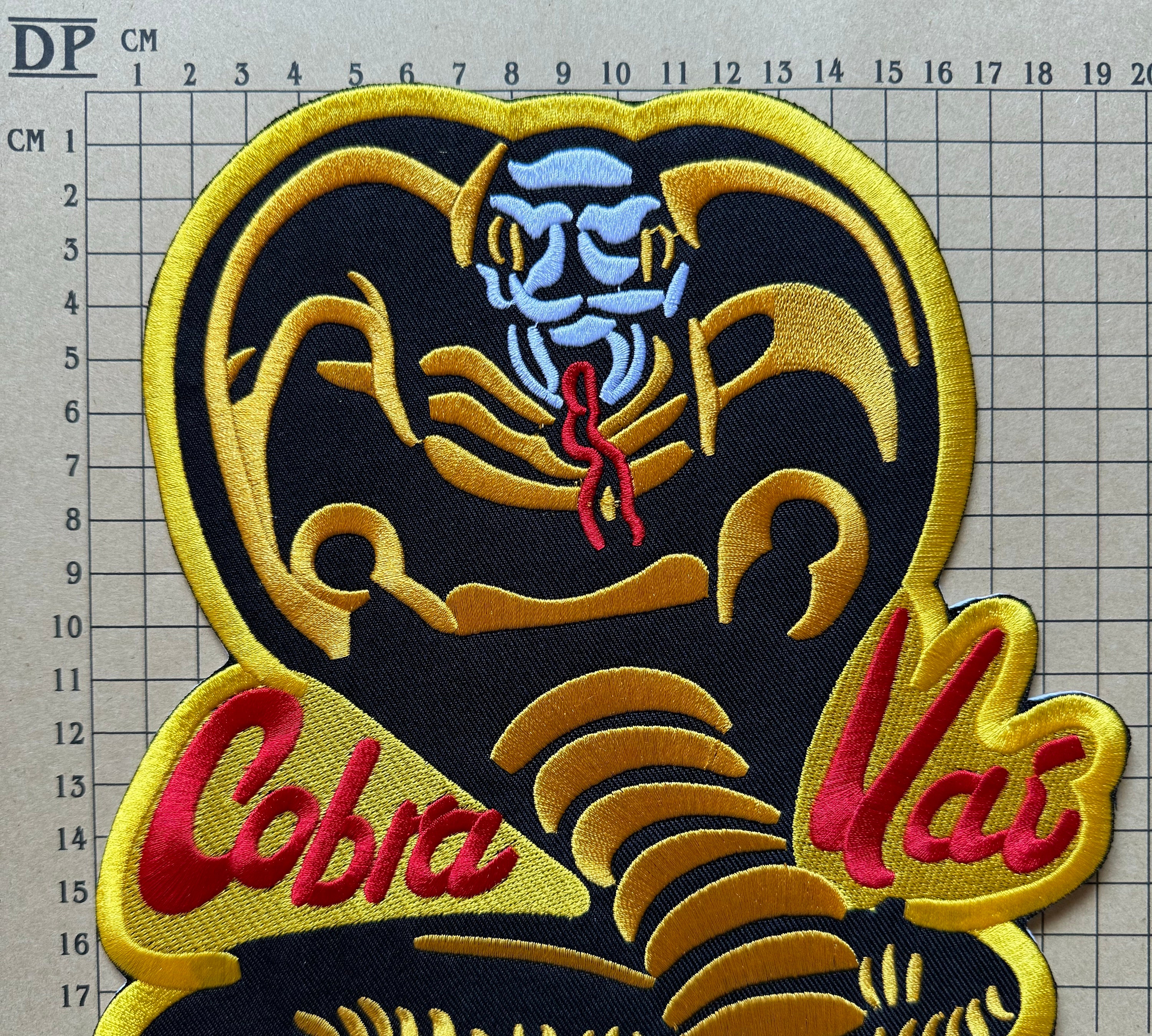 Karate Kid Cobra Kai Back Big Dojo Complete Uniform Embroidered Patch ...