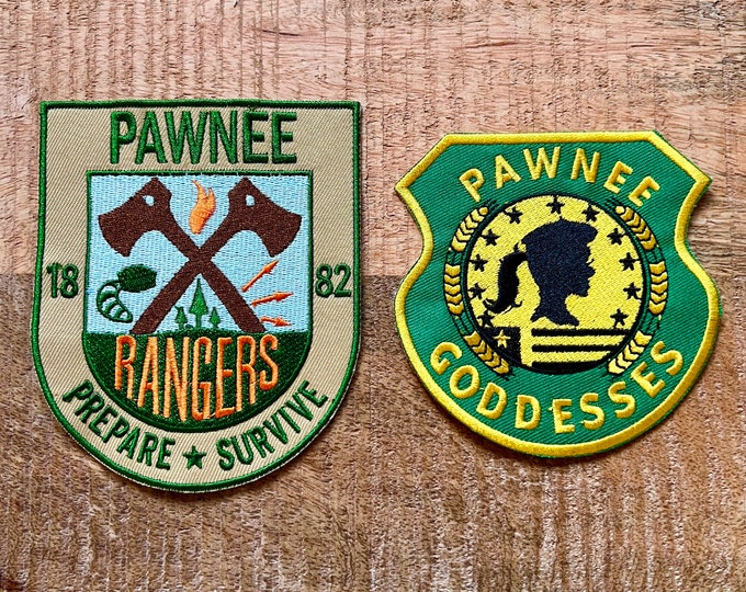Leslie Knope Pawnee Goddesses Vinyl Sticker Patch Park and Rec - Etsy