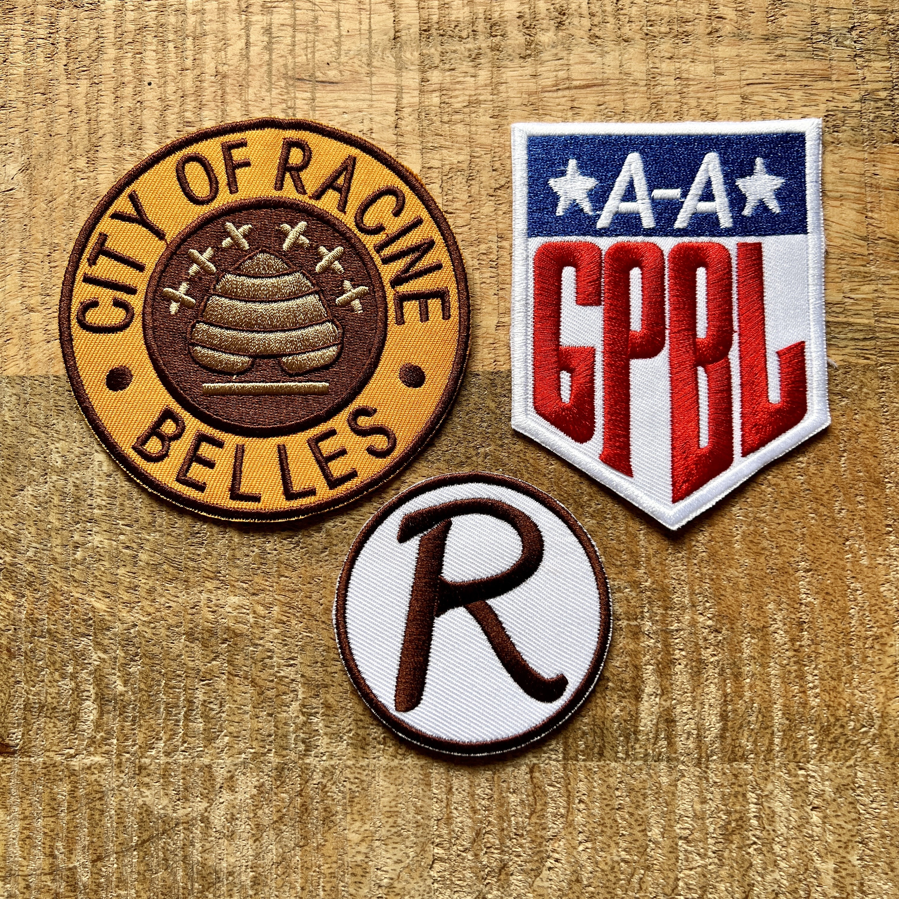 A League of Their Own Racine Belles Patches Set Embroidered Iron on Sew ...
