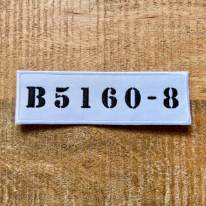 The Silence of the Lambs Hannibal Lecter Inmate Number B5160-8 Patch ...