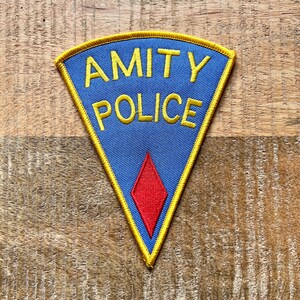 Jaws Amity Police Chief Martin Brody Embroidered Patch Iron on Sew ...