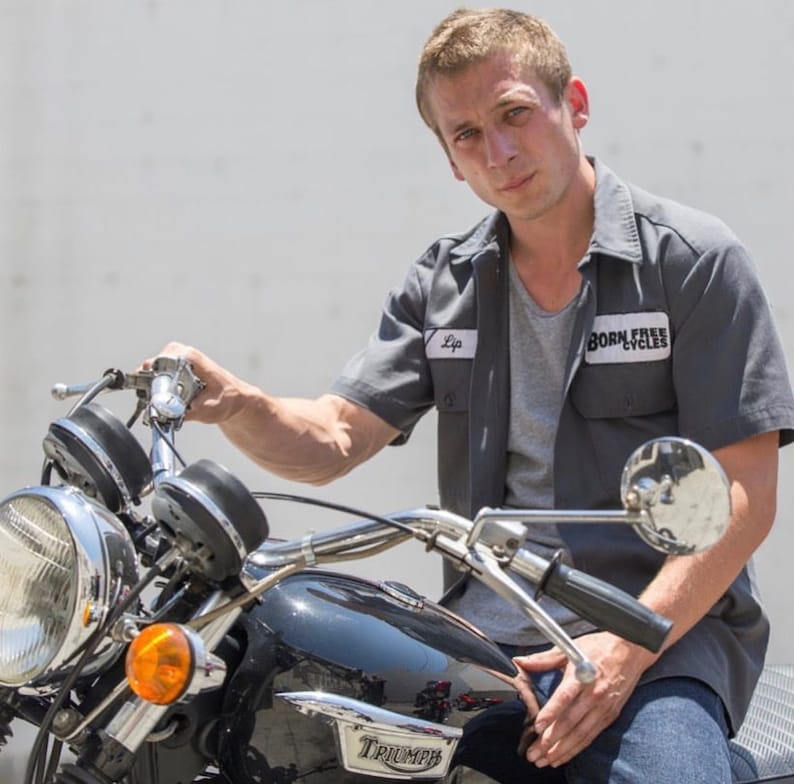 Shameless Lip Gallagher Born Free Cycles Embroidered Patch Iron on Sew ...