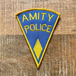 Jaws Amity Police Chief Martin Brody Embroidered Patch Iron on Sew ...
